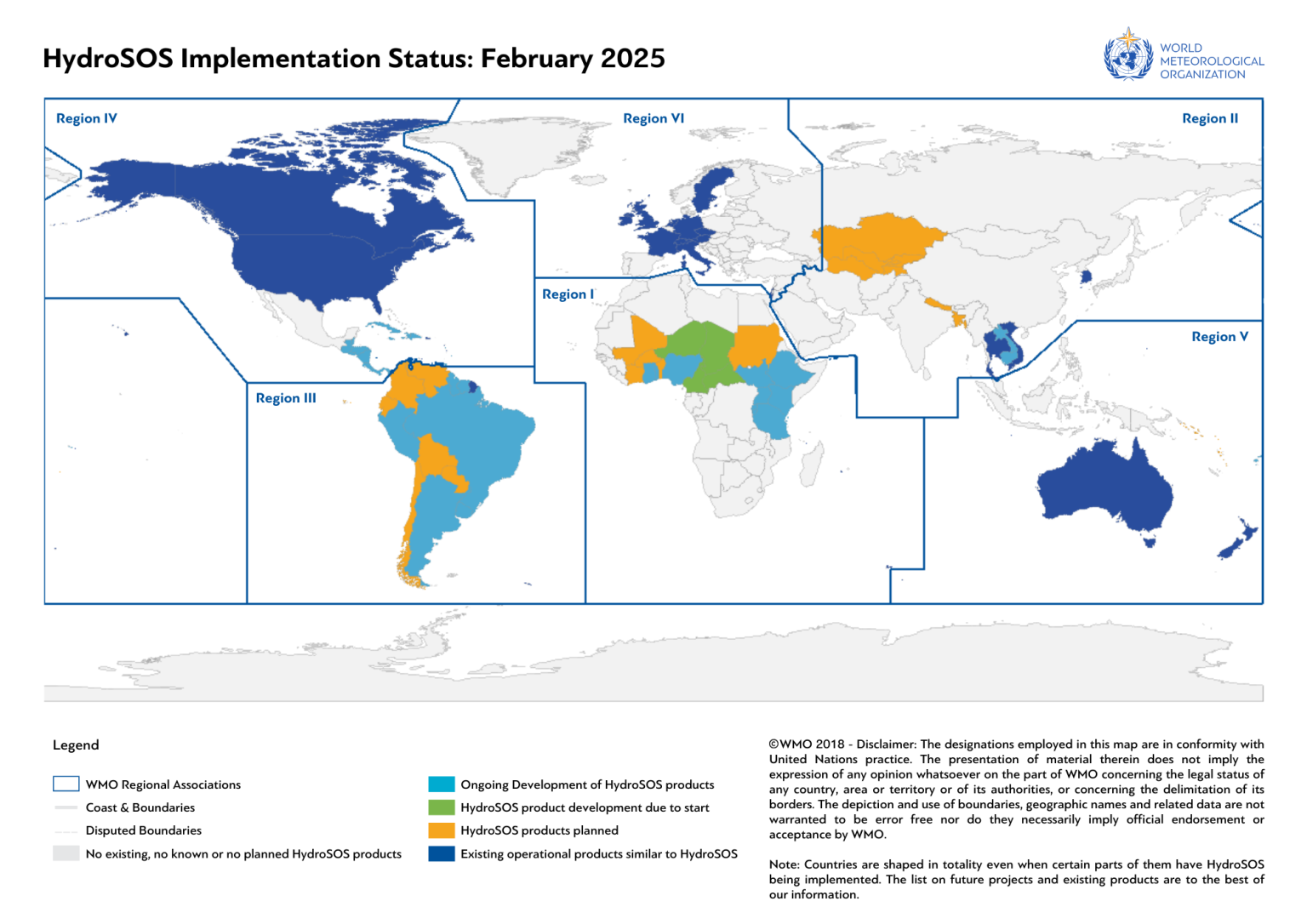 The Global Hydrological Status and Outlook System (HydroSOS)